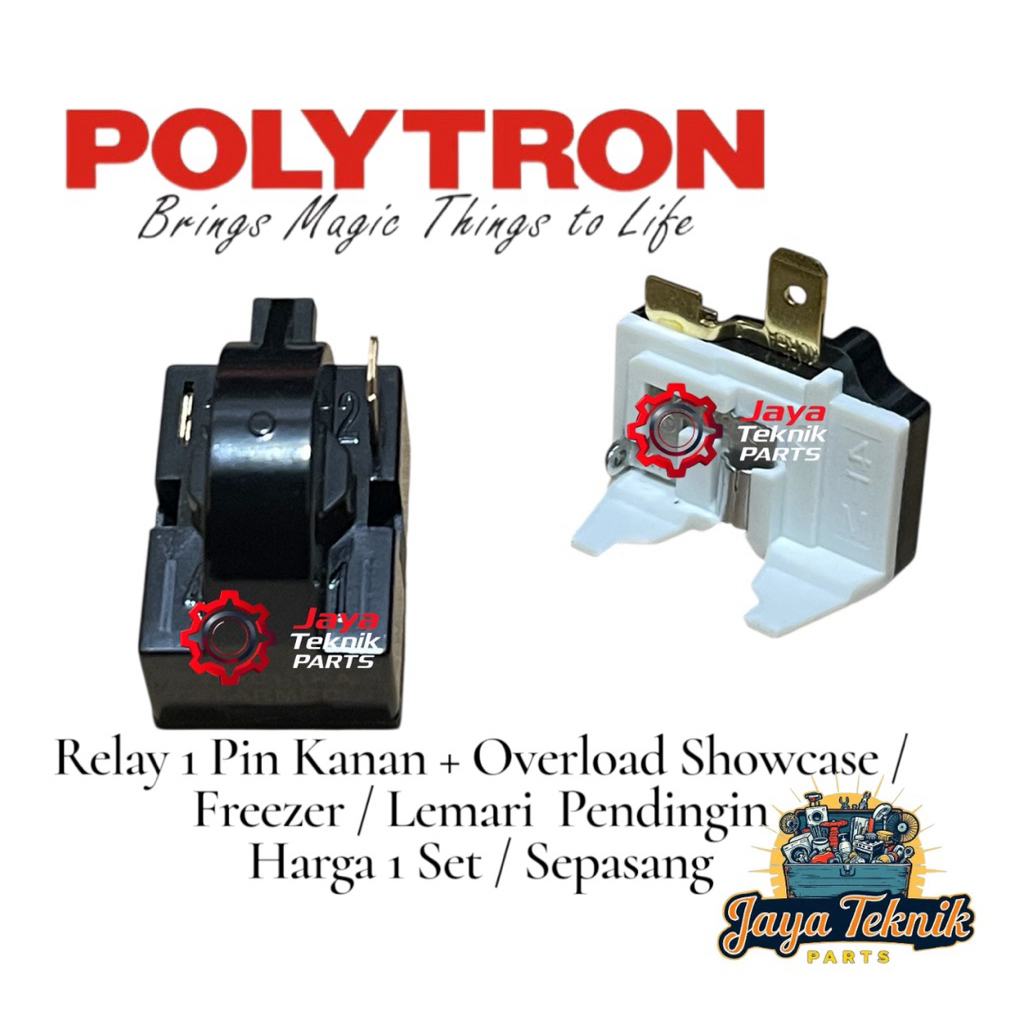 Jual Set Relay Ptc Overload Showcase Polytron / freezer / Lemari Pendingin | Shopee Indonesia