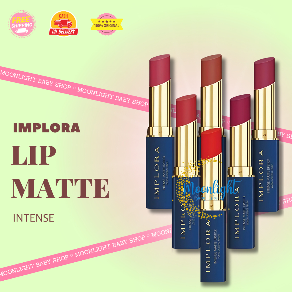 Jual Implora Lipstick Intense Matte Long Lasting Finish ️BPOM | Lipstik ...