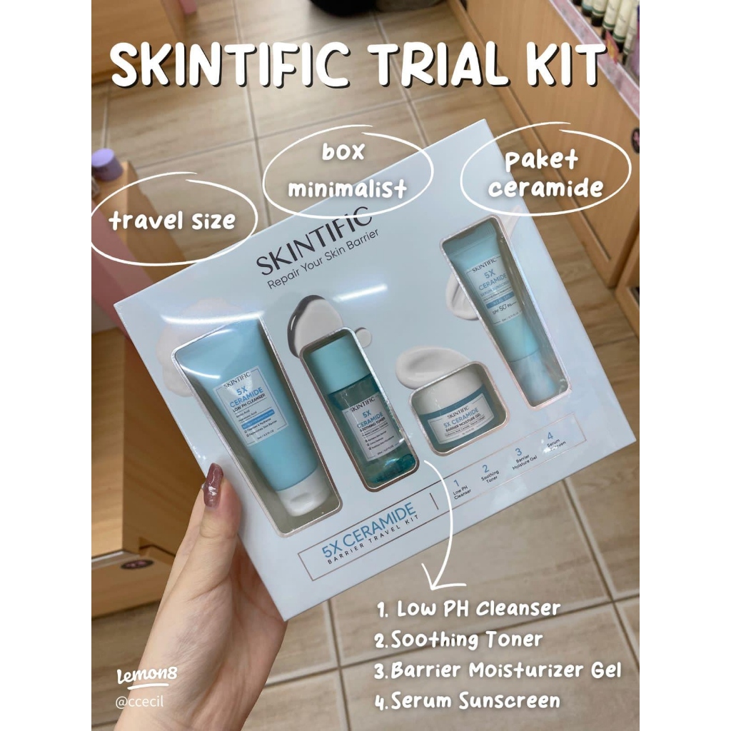 Jual Skintific 5X Ceramide Travel Kit Mini Praktis | Shopee Indonesia