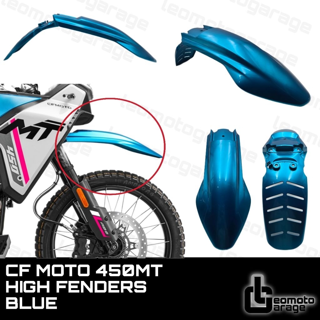 Jual CF MOTO 450MT HIGH FENDERS BLUE (FREE BAUT 4pcs ORI) | Shopee ...
