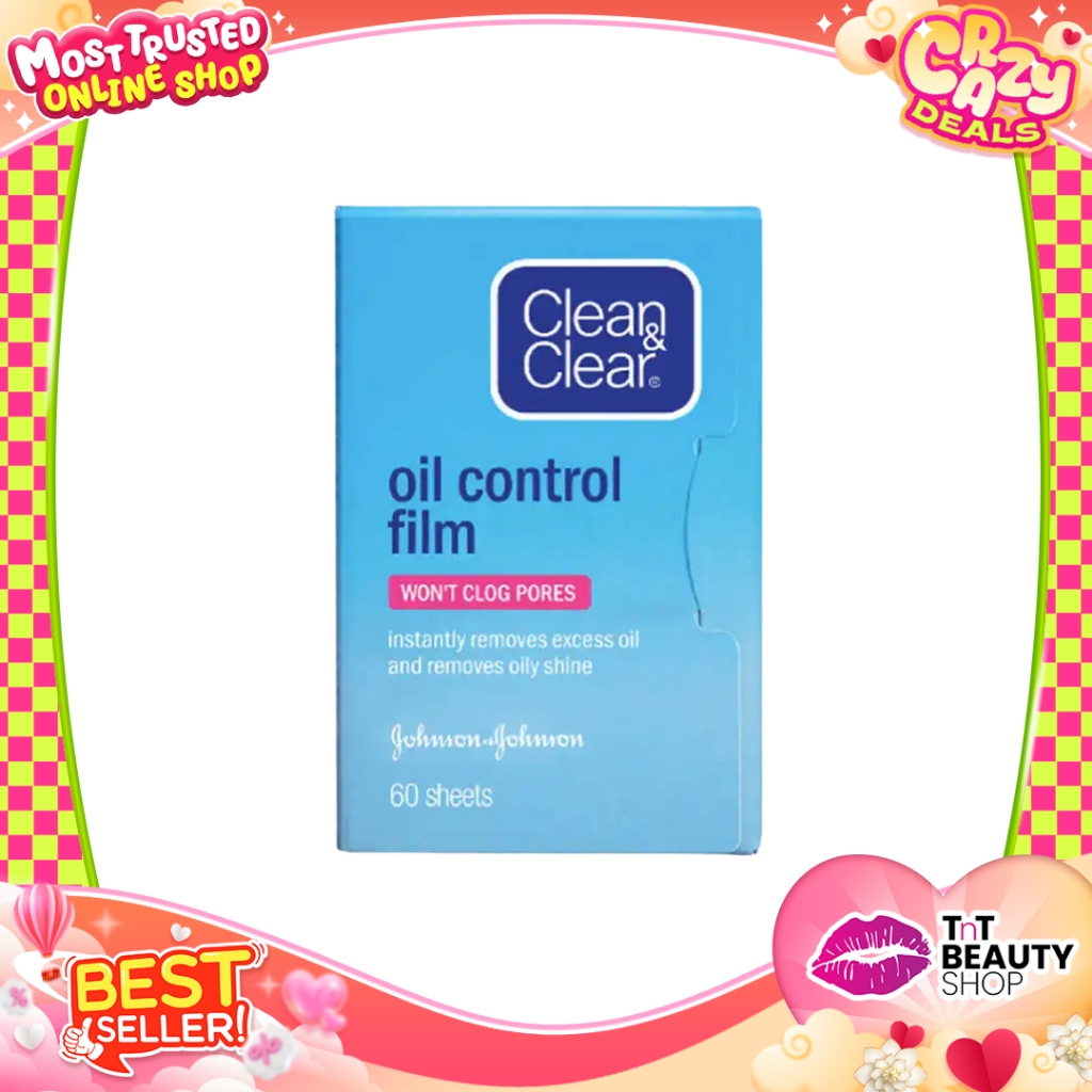Jual Clean & Clear Oil Control Film Face Paper Kertas Minyak Wajah 60s ...