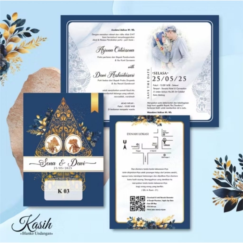 Jual UNDANGAN CETAK PERNIKAHAN TEMA WAYANG MEWAH | Shopee Indonesia
