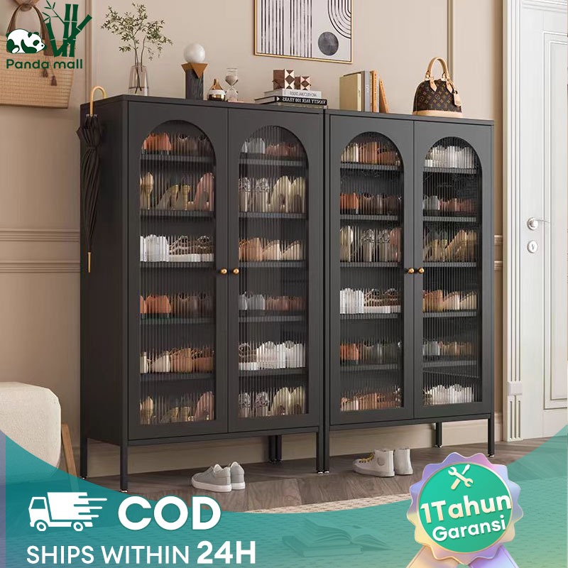 Jual Rak Sepatu Multi Lapis Tahan Debu Wardrobe Storage Sepatu Kabinet ...