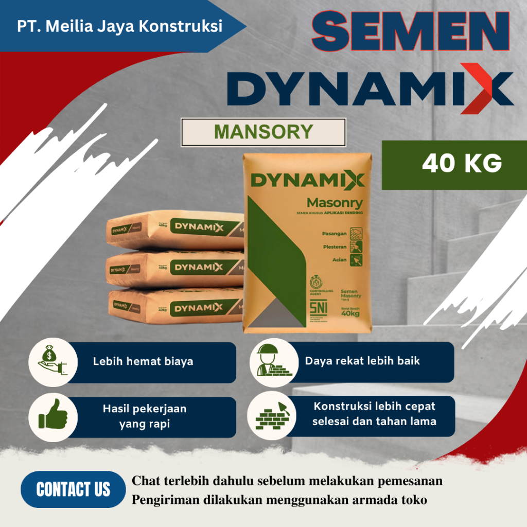 Jual 𝐒𝐞𝐦𝐞𝐧 𝐃𝐲𝐧𝐚𝐦𝐢𝐱 𝐇𝐢𝐣𝐚𝐮 𝐌𝐚𝐬𝐨𝐧𝐫𝐲 (𝟒𝟎 𝐤𝐠 / 𝐬𝐚𝐤) | Shopee Indonesia