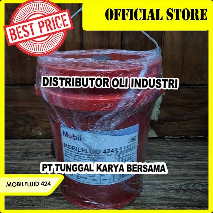 Jual MOBILFLUID 424 ( Oli Hidrolik dan Transmisi Premium - 20 liter ...
