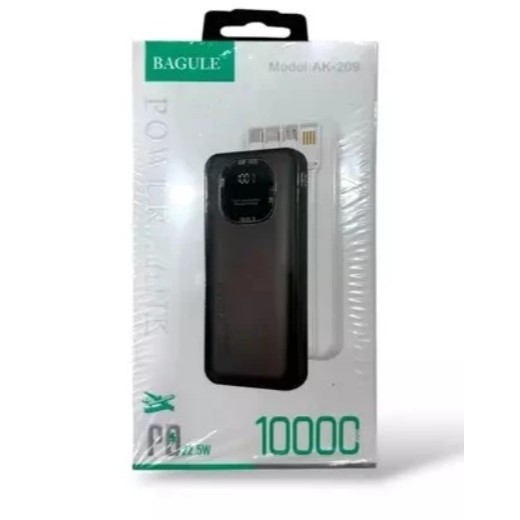 Jual Power Bank 10.000 MAH Powerbank Bagule AK-209 Suport fast charging ...