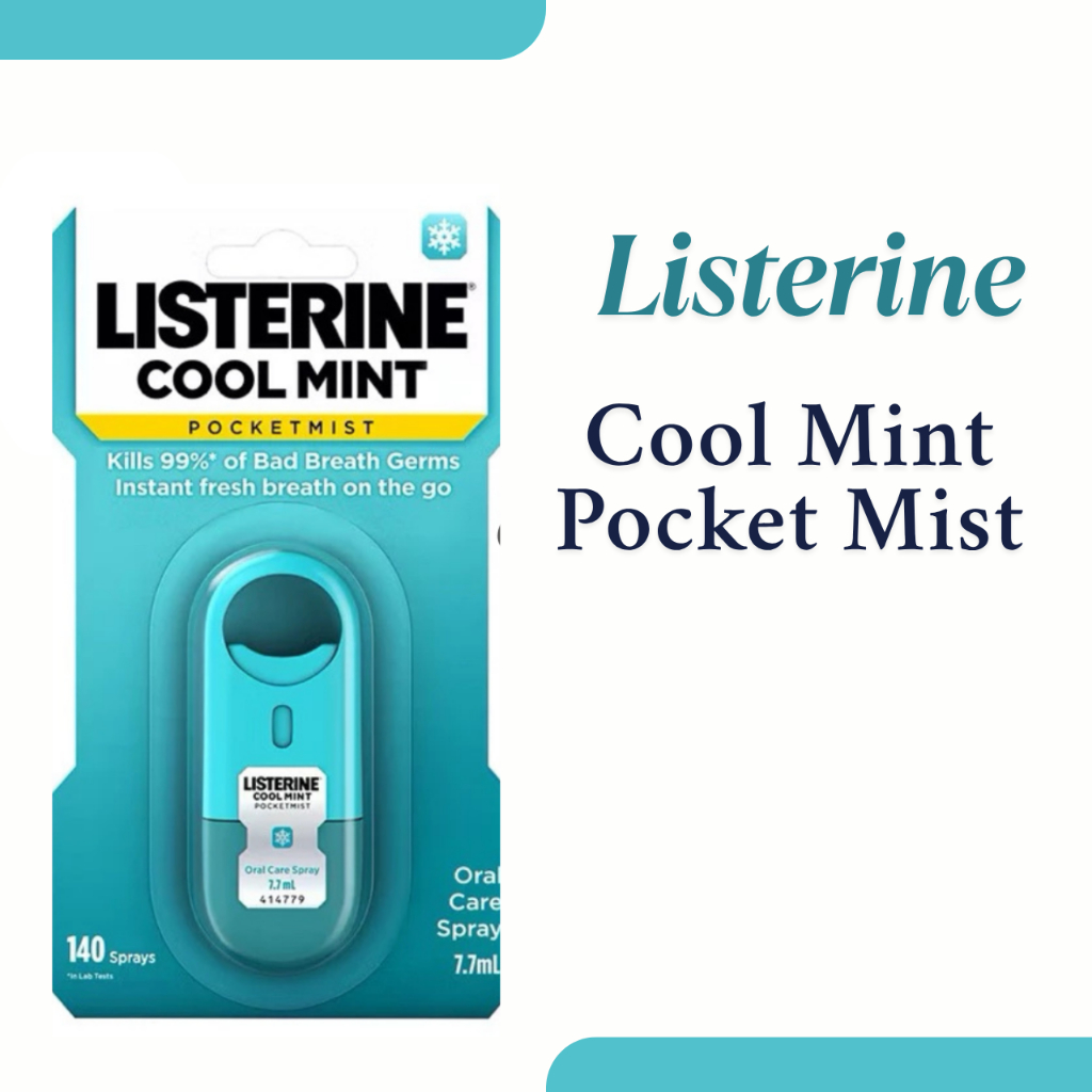 Jual Listerine Cool Mint Pocket mist 7,7ml | Shopee Indonesia