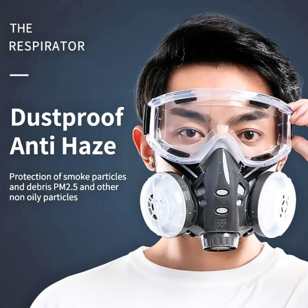 Jual ASL Masker Gas Respirator Full face / Masker Gas Anti Virus ...