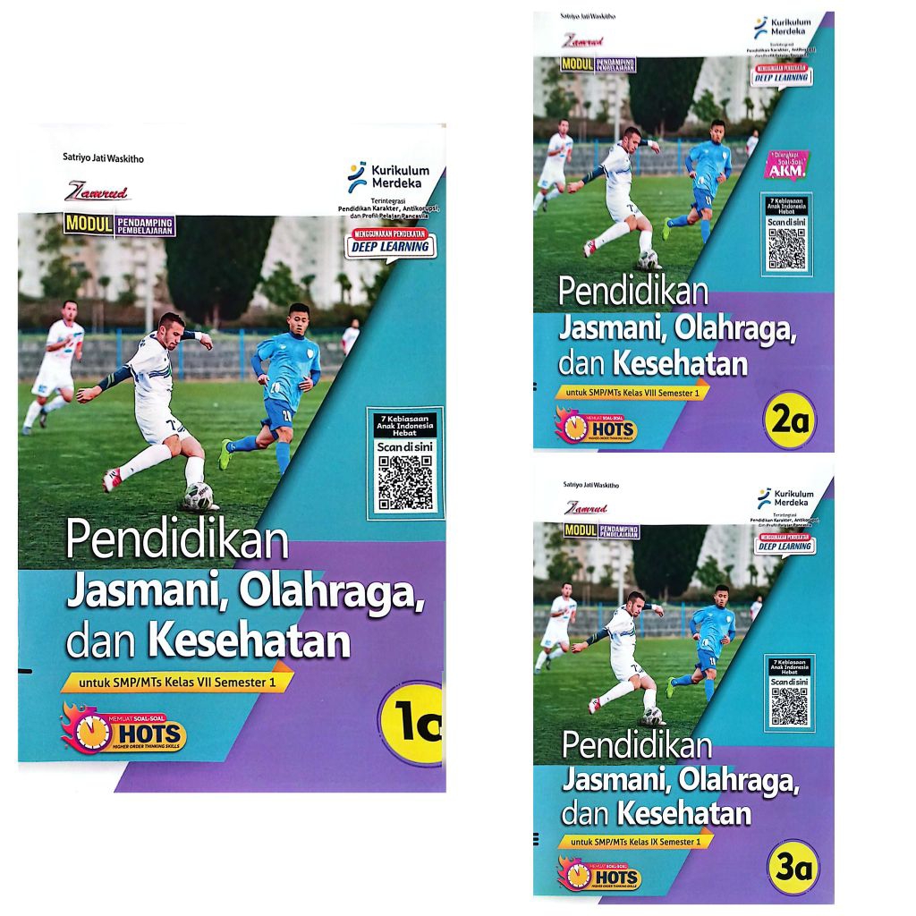 Jual BUKU LKS ZAMRUD SMP MTS PJOK PENJASKES PENJAS KELAS 7 8 9 KURIKULUM MERDEKA SEMESTER 1 ...