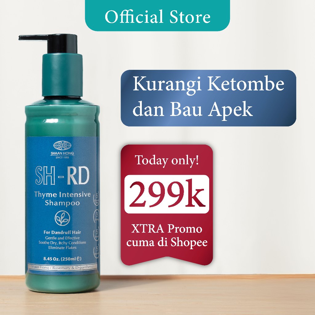 Jual NEW SHRD Thyme Shampoo Shampoo untuk ketombe Perawatan Rambut ...