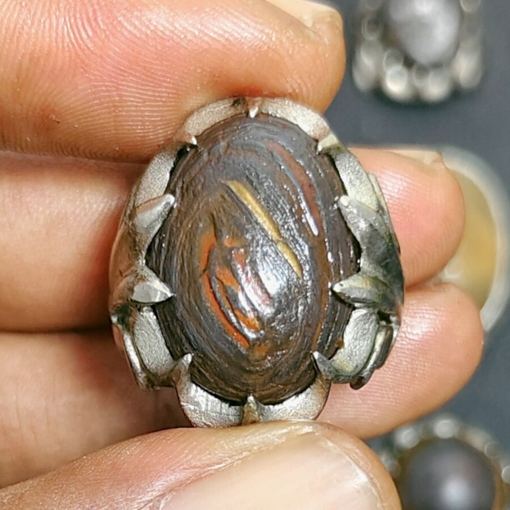 Jual batu akik asli akik Jamal bungkem badar besi nempel magnet sakral ...