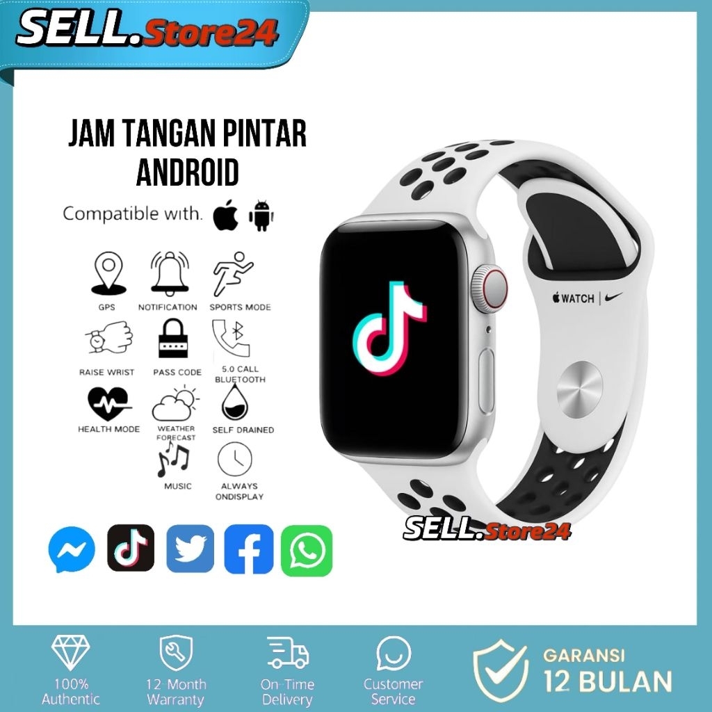 Jual Jam Tangan Android HP Pintar Touchscreen Layar Sentuh Pria Wanita ...