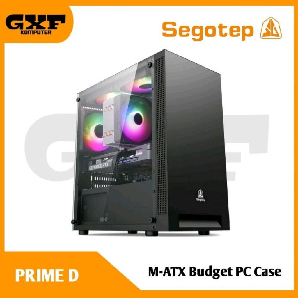 Jual Segotep Prime D Black M-ATX Budget PC Case | Shopee Indonesia