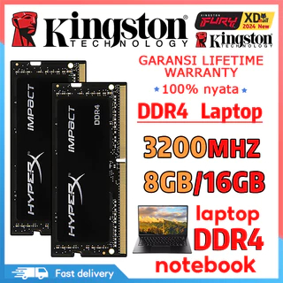 Jual Kingston Laptop Ram DDR4 8GB 16GB PC4-25600/3200MHZ SODIMM memory ...