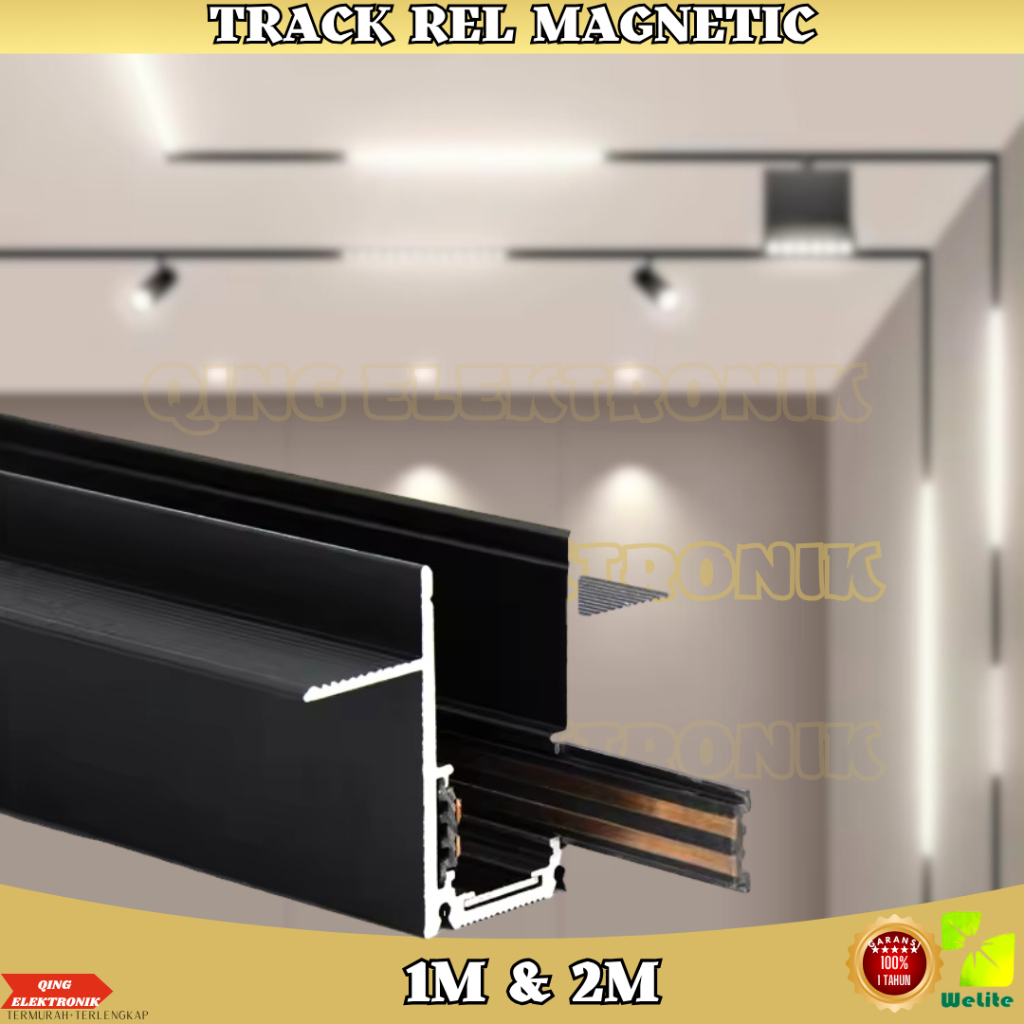 Jual Rel Lampu Magnetic Track Rel Magnetic 1 Meter & 2 Meter Welite ...