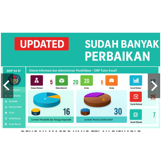 Jual Software aplikasi administrasi sekolah SIAP berbasis excel ...