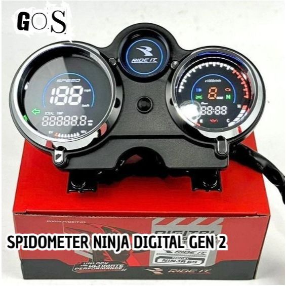 Jual Spido Spidometer Ninja SS GEN 2 Digital Ninja R Speedometer Ninja ...