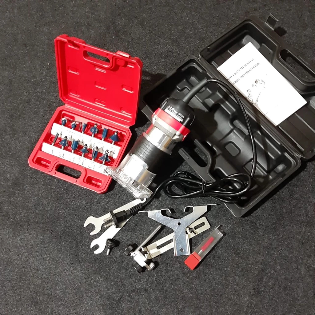 Jual 2PC Mesin Trimmer + Mata Profile Set JLD Atau DEKWE Type MT370 ...