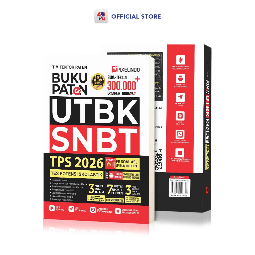 Jual Buku Paten SNBT 2026 / Buku Paten UTBK SNBT TPS 2026 Dan Kompeten TKA SMA/MA IPA IPS 2025 ...