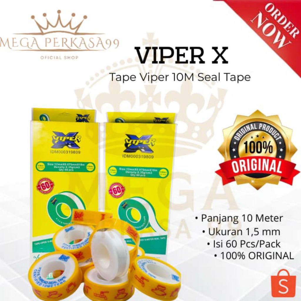 Jual TBA VIPER / HENDSO [Kecil] Solatipe Selotipe siltip Sealtipe Viper ...