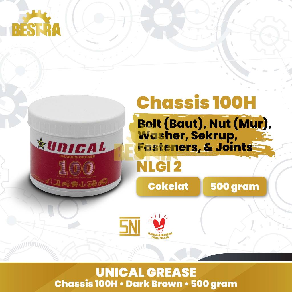 Jual Unical Chassis 100H Oleo Chemical Grease / Minyak Gemuk Dark Brown ...