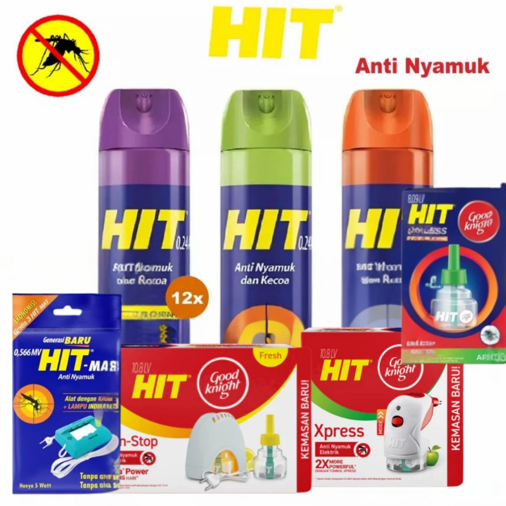 Jual HIT Good Knight Non-Stop Express Hit Mat Anti Nyamuk | Shopee ...