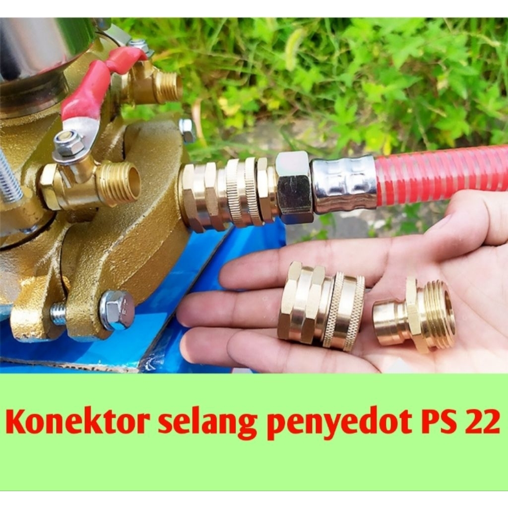 Jual konektor adaptor Quick Connect , selang hisap pompa PS22 | Shopee ...
