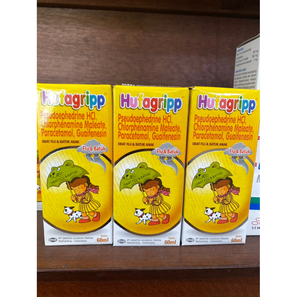 Jual Hufagrip Flu & Batuk Sirup 60 Ml | Shopee Indonesia