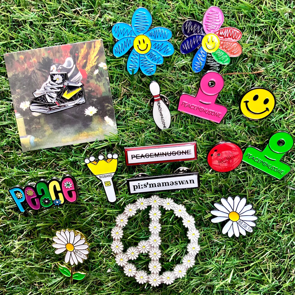 Jual G-Dragon Enamel Pin - Pin GD - Pin Peaceminusone - Pin GD Bigbang ...