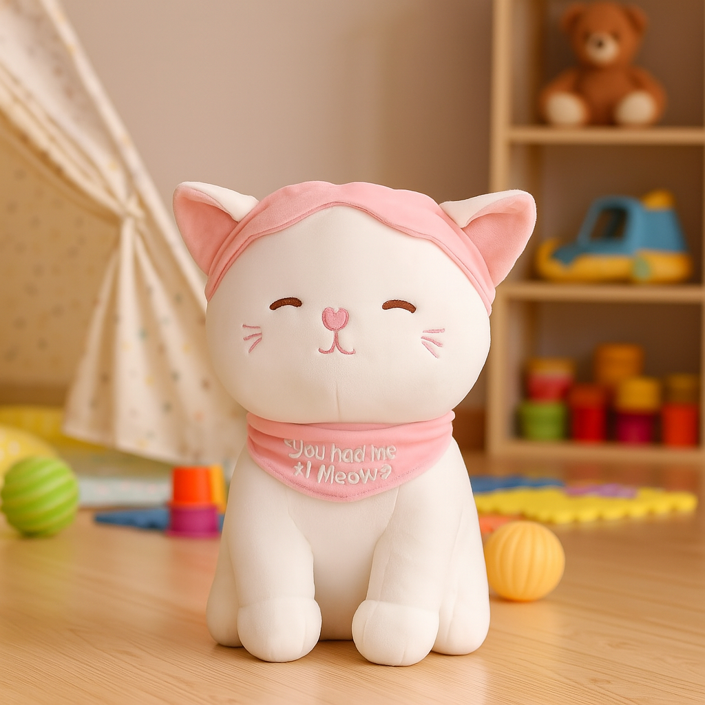 Jual Boneka Lucu Kucing Boneka Lembut Mainan Mewah Kucing dengan ...