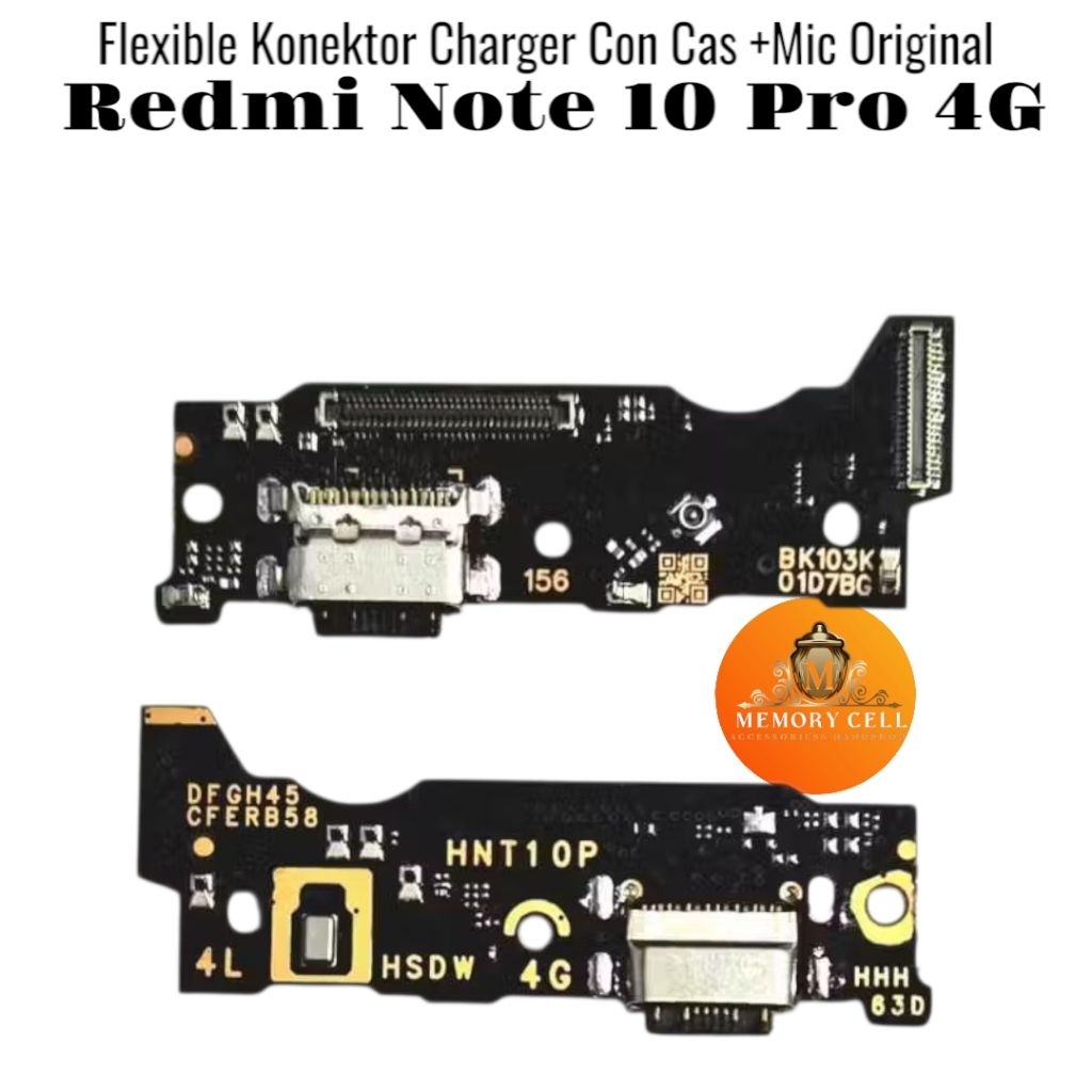 Jual Flexible Konektor Charger Con Cas +Mic Redmi Note 10 Pro 4G ...
