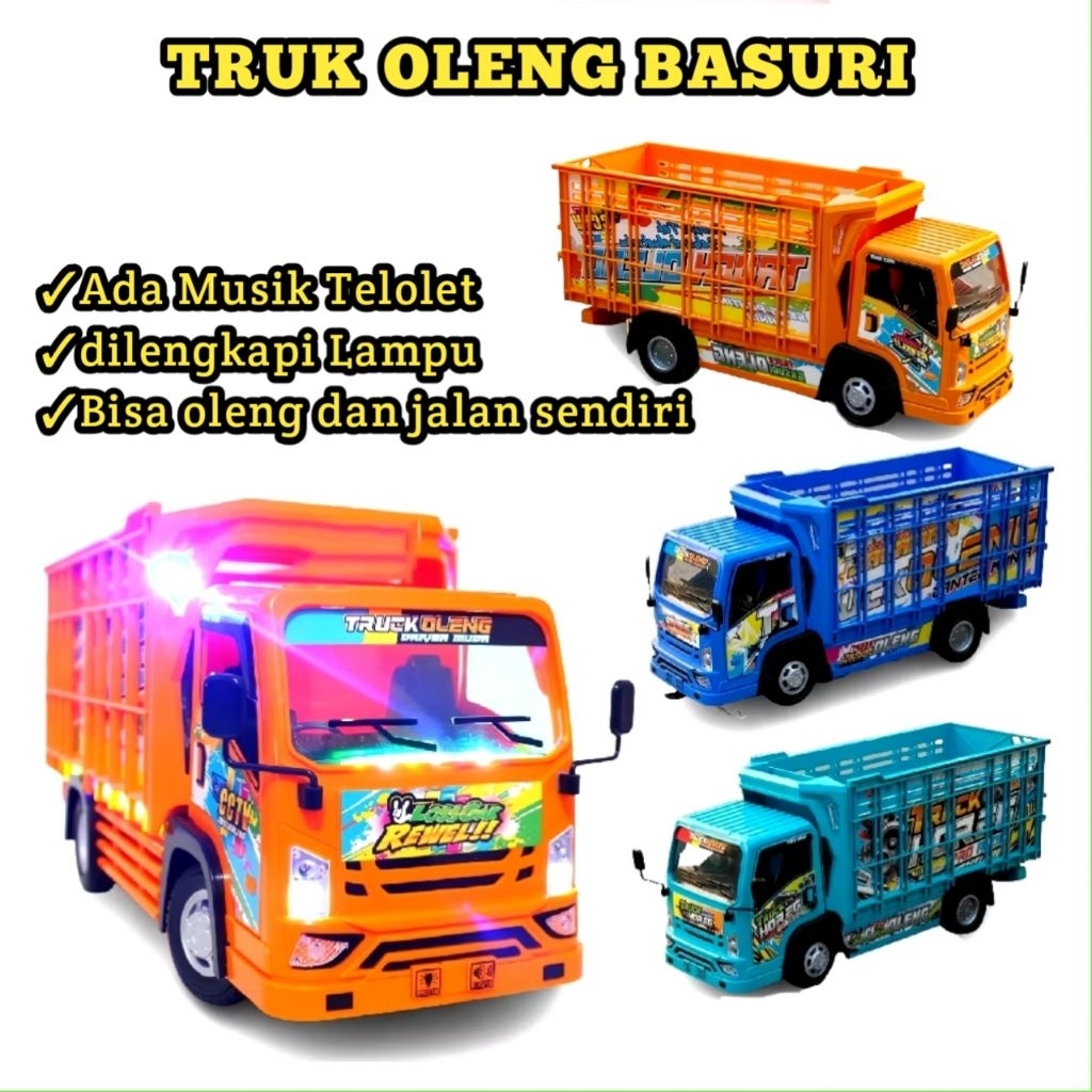 Jual Truk Oleng Telolet Basuri ada lampu dan musiknya | Shopee Indonesia