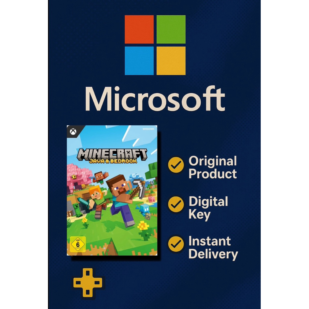 Jual Minecraft: Java & Bedrock Edition (PC) CD Key GLOBAL | Shopee ...