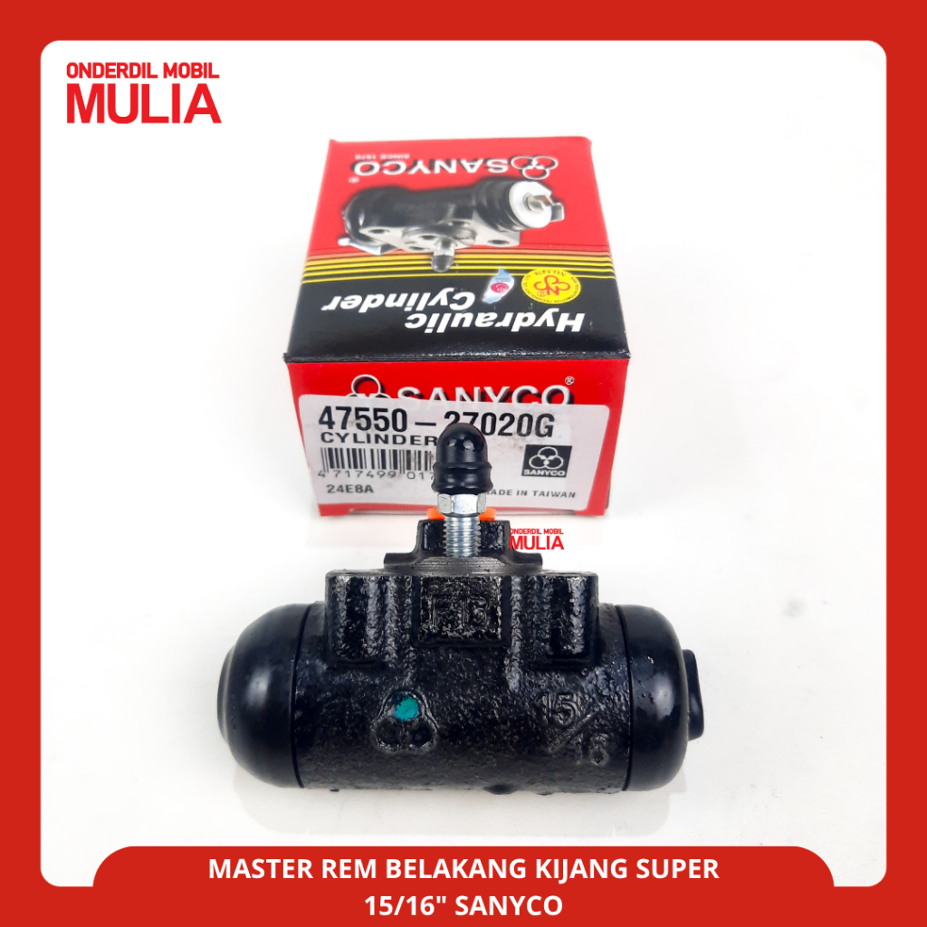 Jual Wheel Cylinder Master Rem Bawah Kijang Super KF 5K RH/LH Sanyco ...