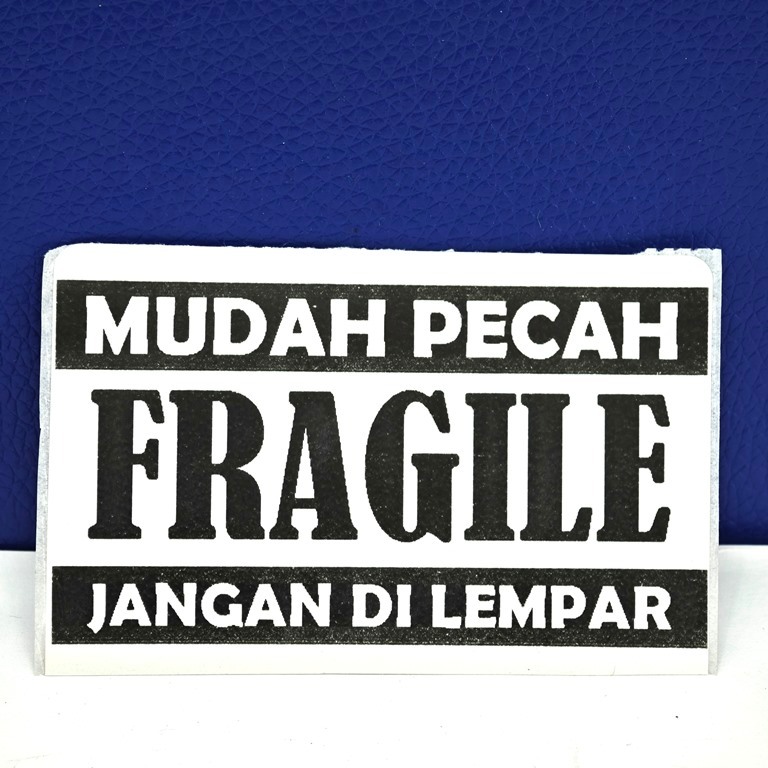 Jual TAMBAHAN STIKER FRAGILE STICKER KERTAS TULISAN MUDAH PECAH JANGAN ...