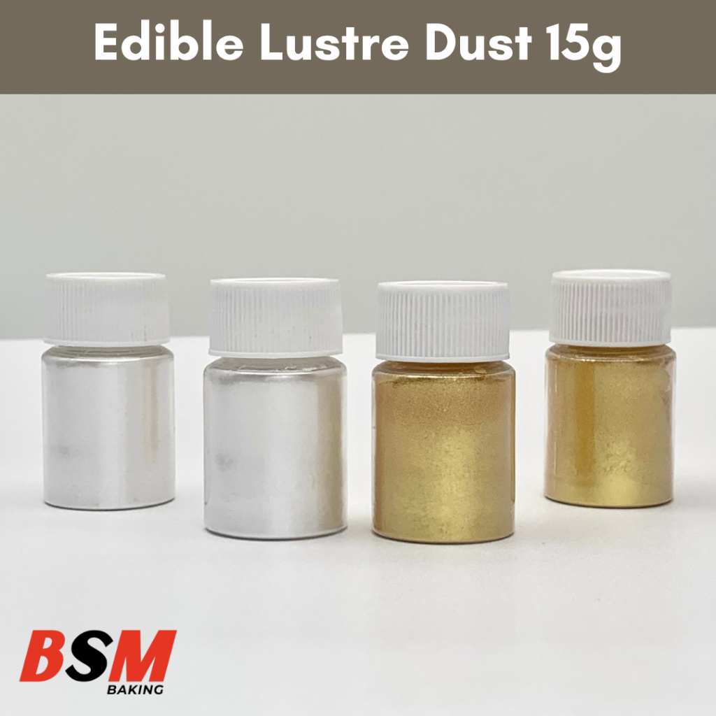 Jual EDIBLE LUSTRE DUST Gold & Silver 15 GRAM/ Edible/ Hiasan Cake ...