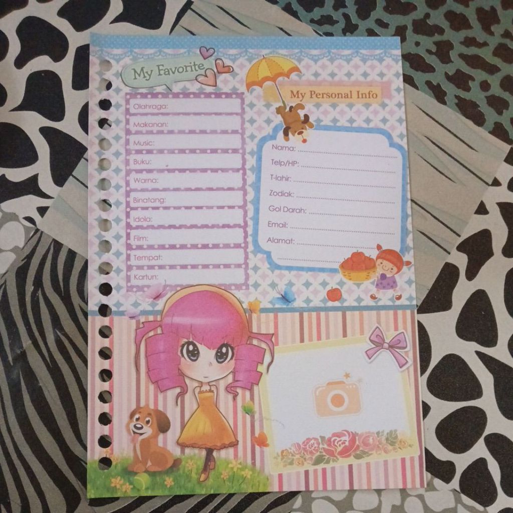 Jual Kertas Binder Biodata By Felicia | Shopee Indonesia