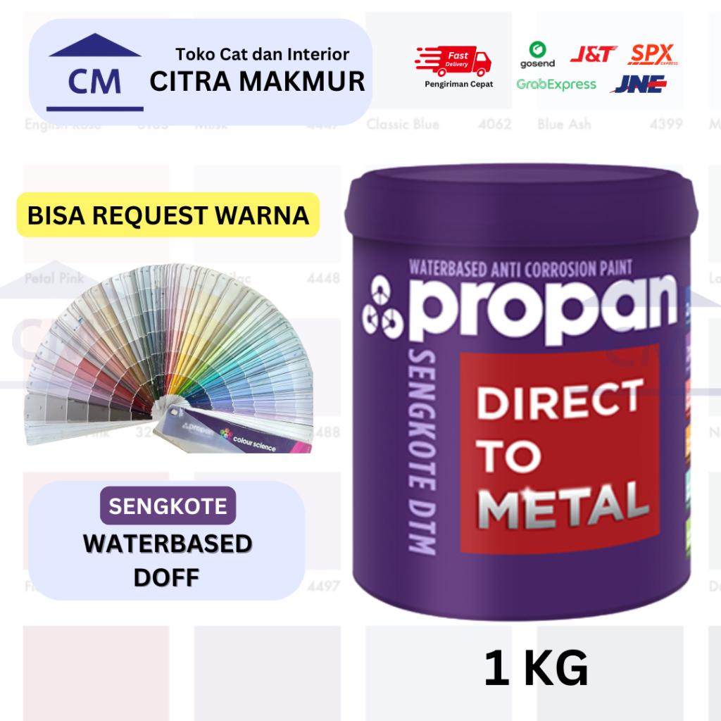 Jual Propan Sengkote - 1 Kg (BISA REQUEST DAN CUSTOM WARNA) (Cat untuk ...
