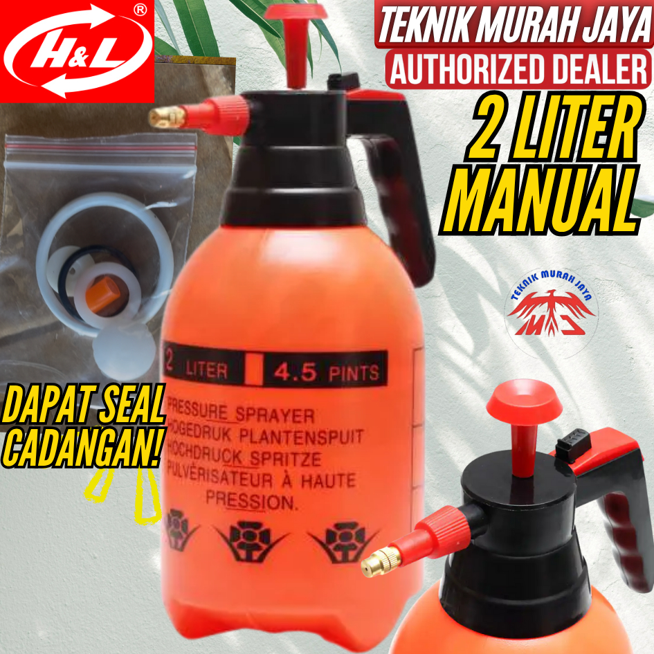 Jual H&L Alat Semprot Disinfektan 2 Liter Semprotan Burung Tanaman Hand ...