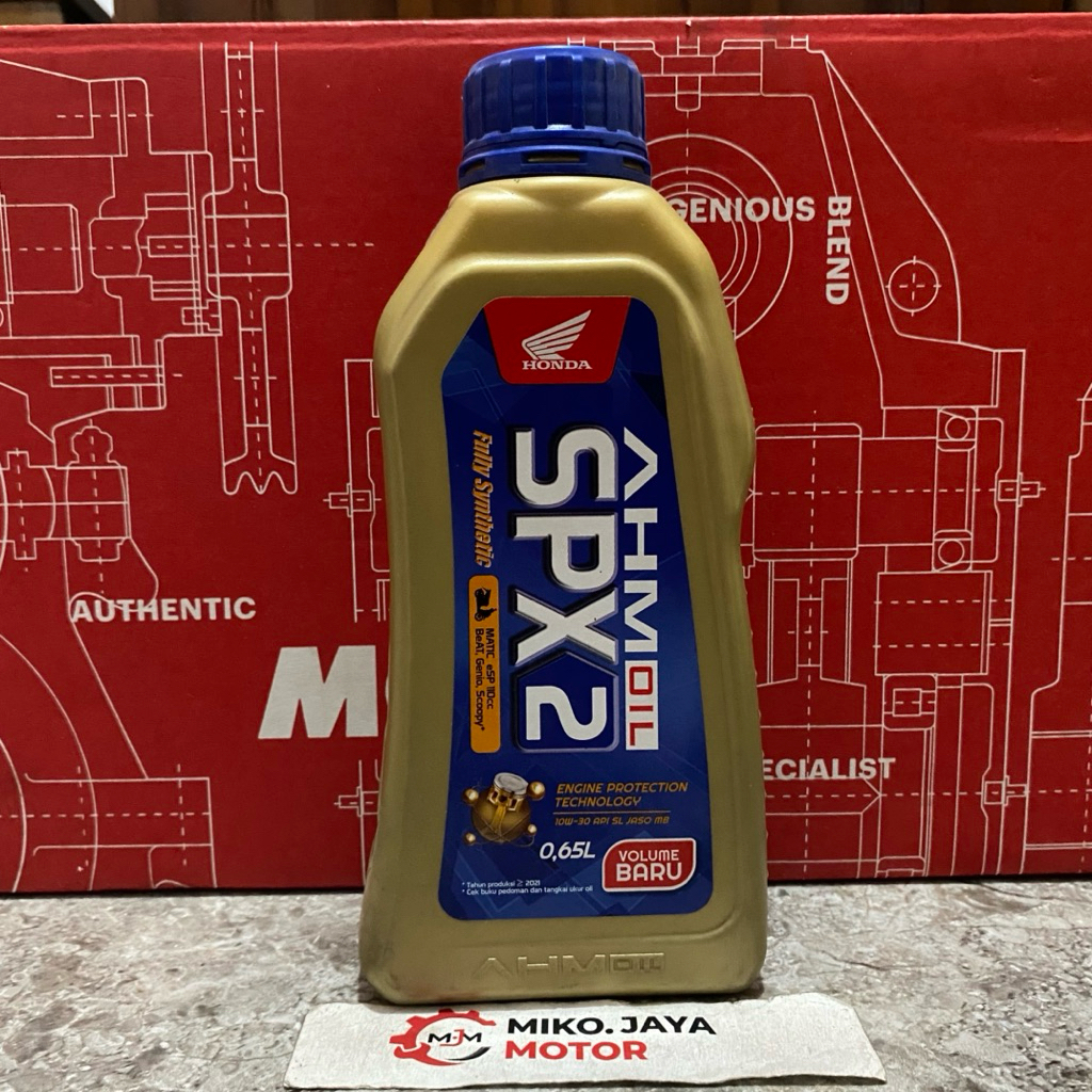 Jual OLI SPX 2 MATIC 0,65 LITER SAE 10W-30 ORIGINAL | Shopee Indonesia