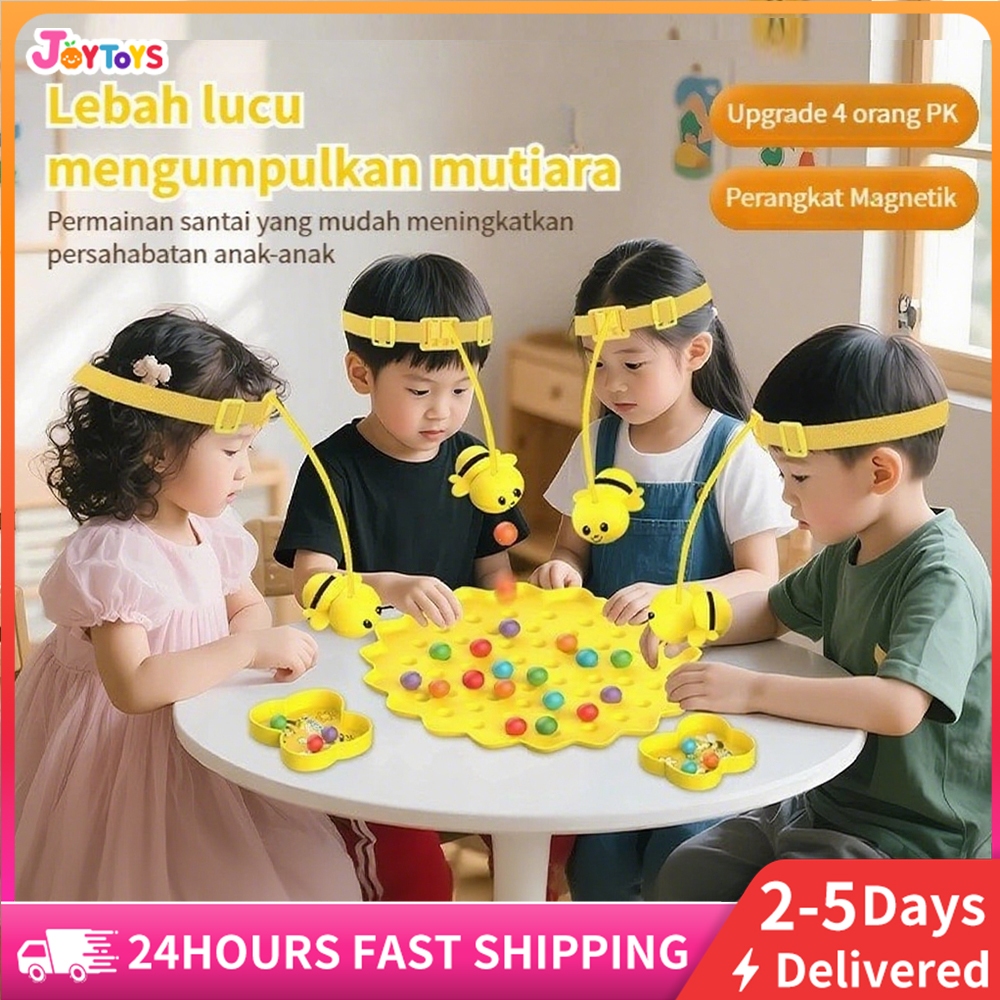 Jual JOYTOY Mainan Anak Lebah Kecil Madu Mainan Memancing Magnetik ...