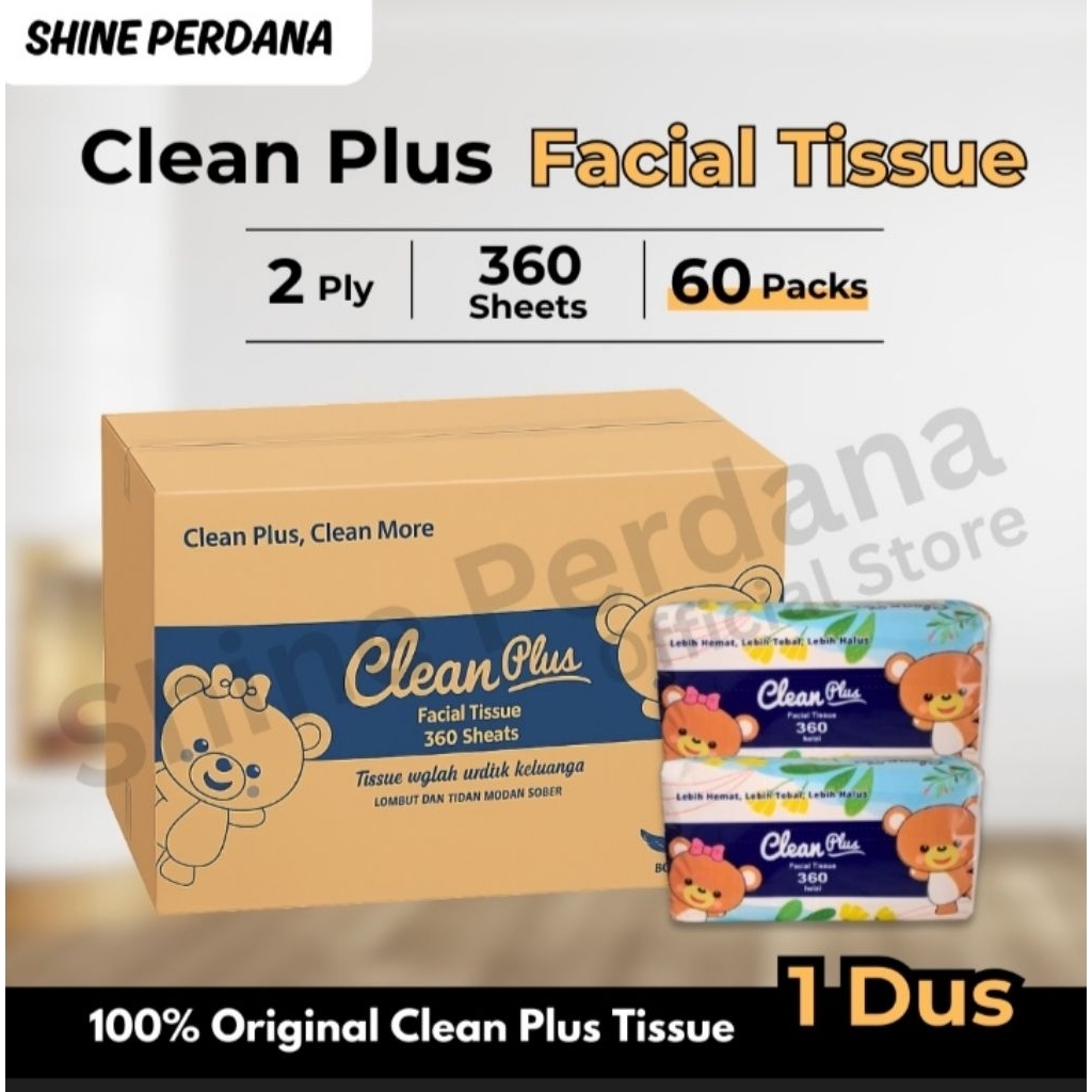 Jual GROSIR | 1 Dus | 1 Karton | 60 Pack | Tisu Tissue Softpack | CLEAN ...