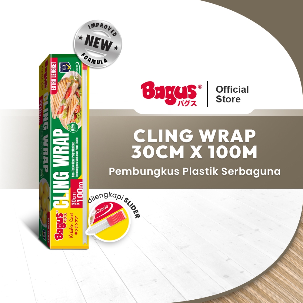 Jual Bagus Plastik Pembungkus Makanan Cling Wrap Box With Slider Ukuran ...