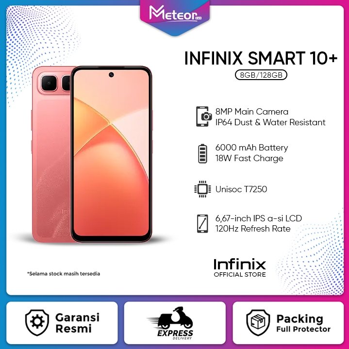 Jual INFINIX SMART 10 PLUS 8/128 GB Garansi Resmi [BISA INSTAN AREA ...