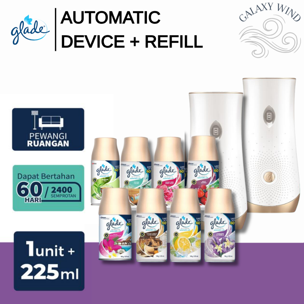 Jual GLADE MATIC DEVICE + REFILL - PENGHARUM RUANGAN OTOMATIS | Shopee ...