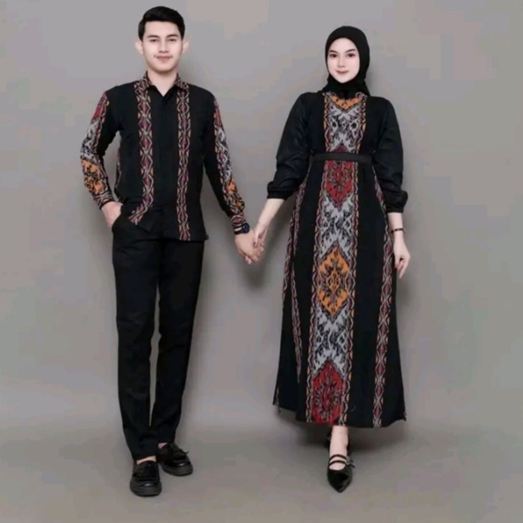 Jual Galeri Tenun Asli | New Kartini Black Raya Baju Couple Wanita ...