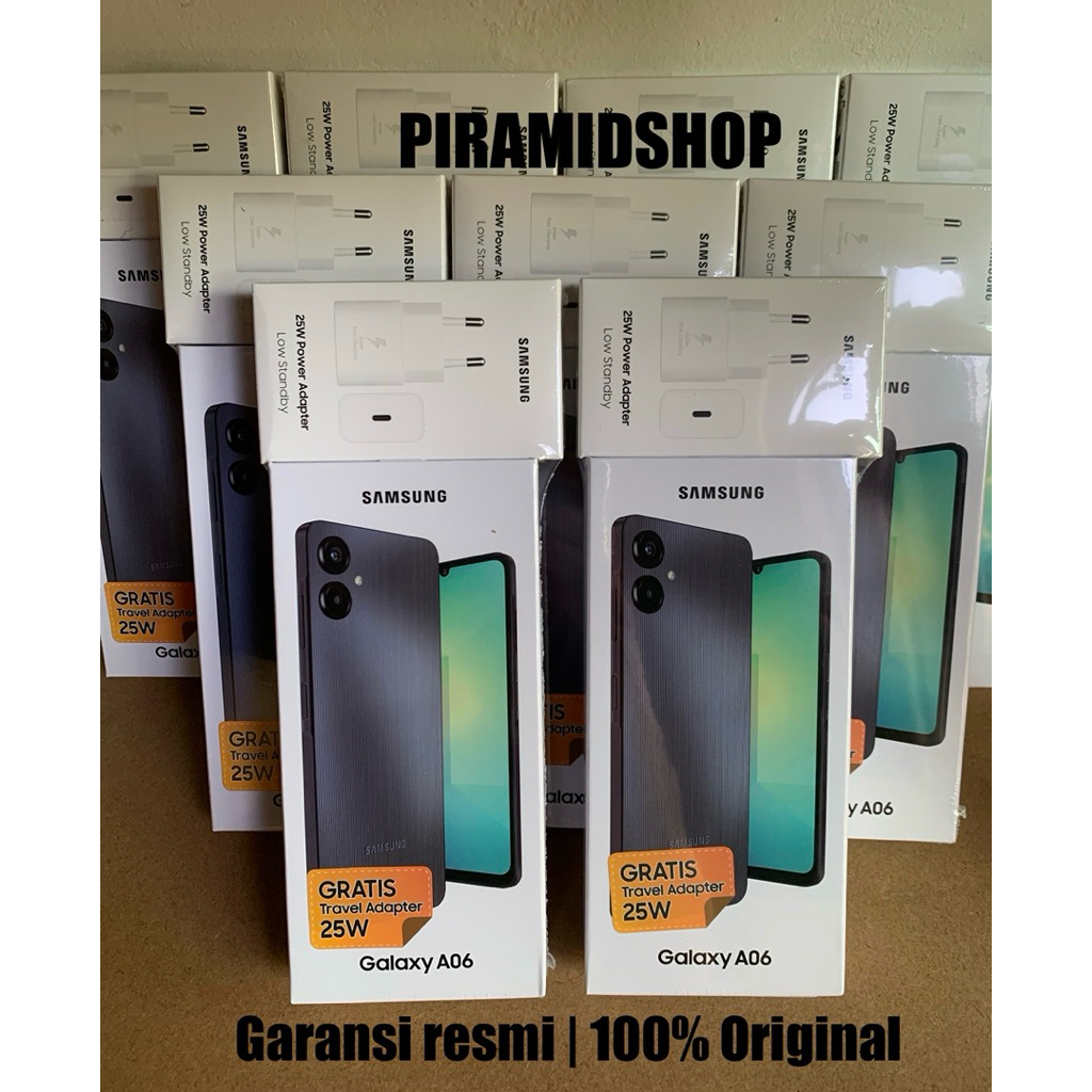 Jual Samsung Galaxy A06 / A05 / A05s 4-64GB /4-128GB/6-128GB | +Travel Adaptor garansi resmi ...