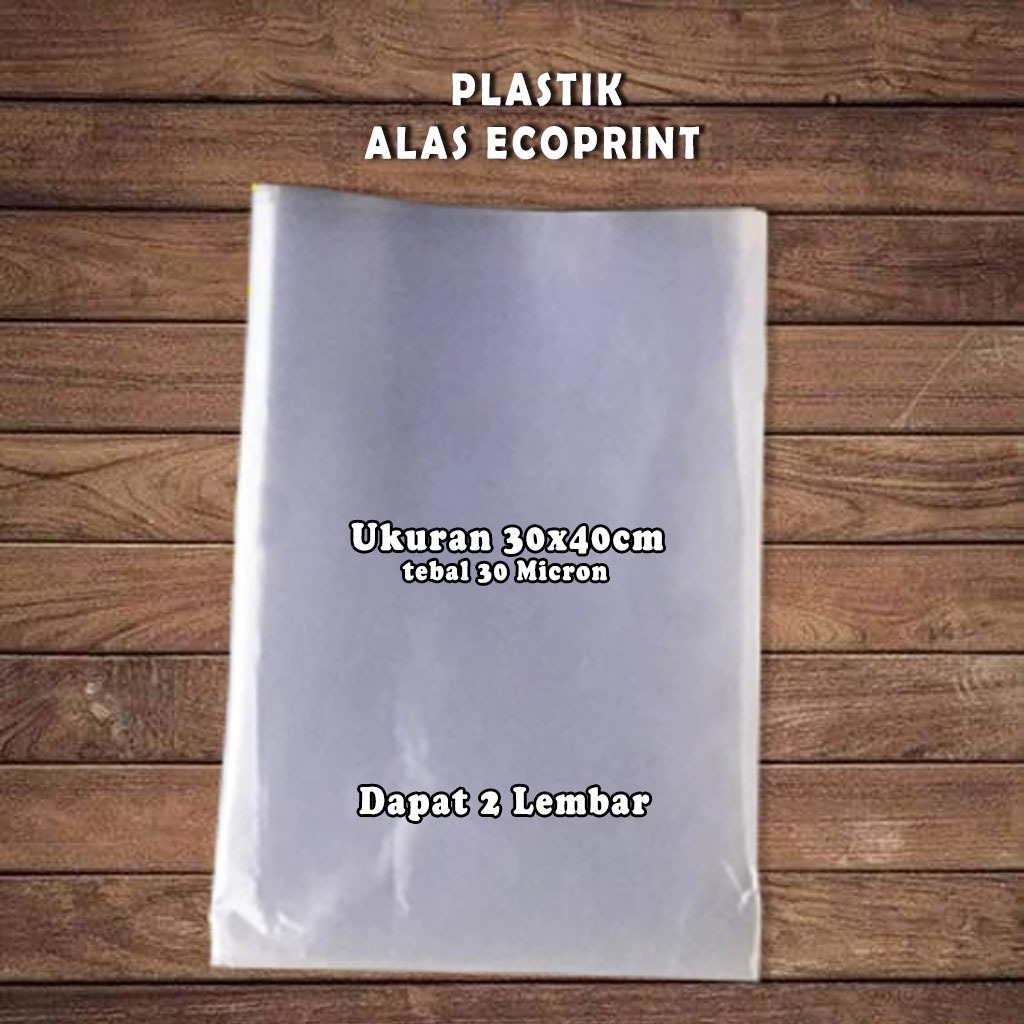 Jual Plastik alas Ecoprint tebal 30 micron dapat 2 lembar | Shopee ...