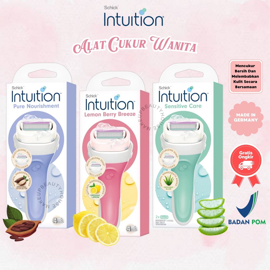 Jual SCHICK Intuition - Perfect Touch | Lemon Berry Breeze | Pure ...