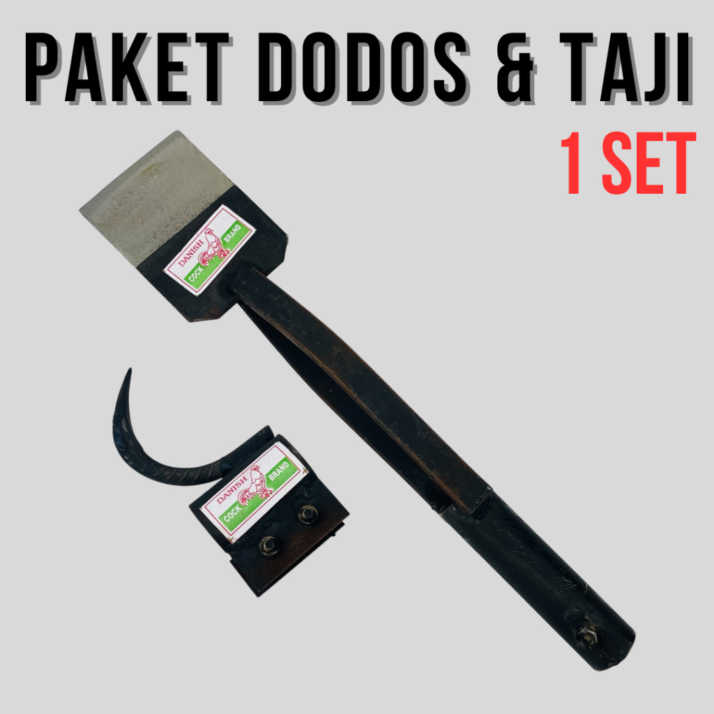 Jual PAKET ALAT Berkebun dodos & taji satu set sawit asli alat berkebun ...